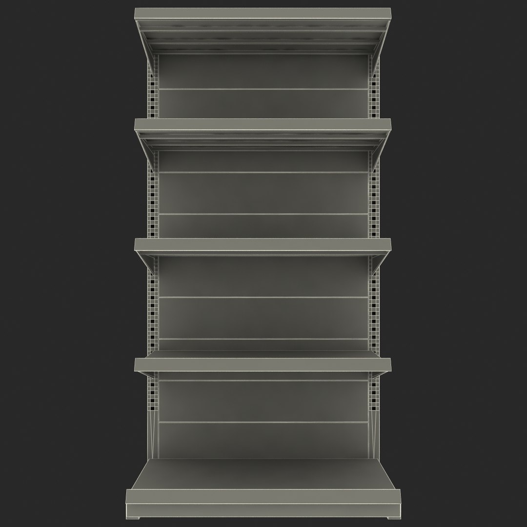 3d Model Supermarket Shelf 5