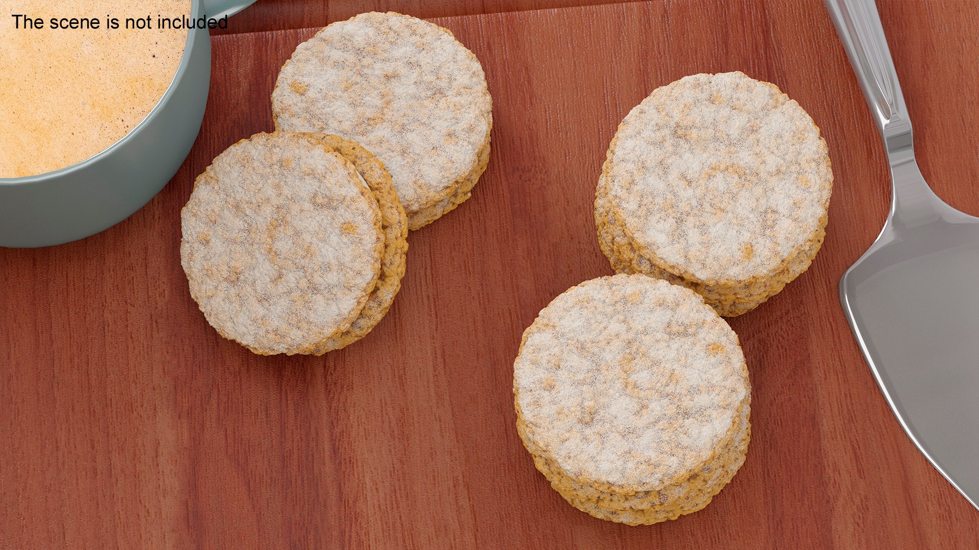 Oatmeal Sandwich Cookies With Filling 3D model - TurboSquid 2167722