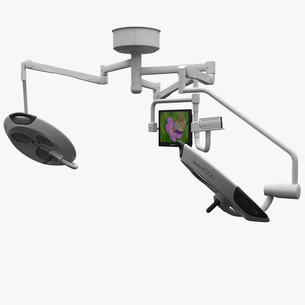 3d cold light operating lamp model