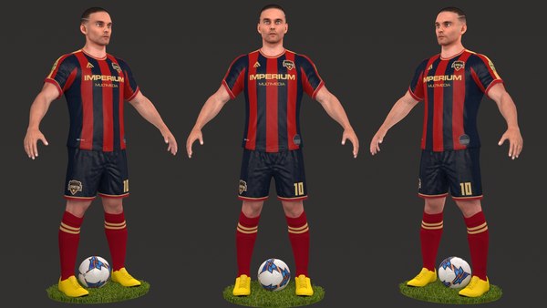 Soccer Players SET 3D model - TurboSquid 1808208