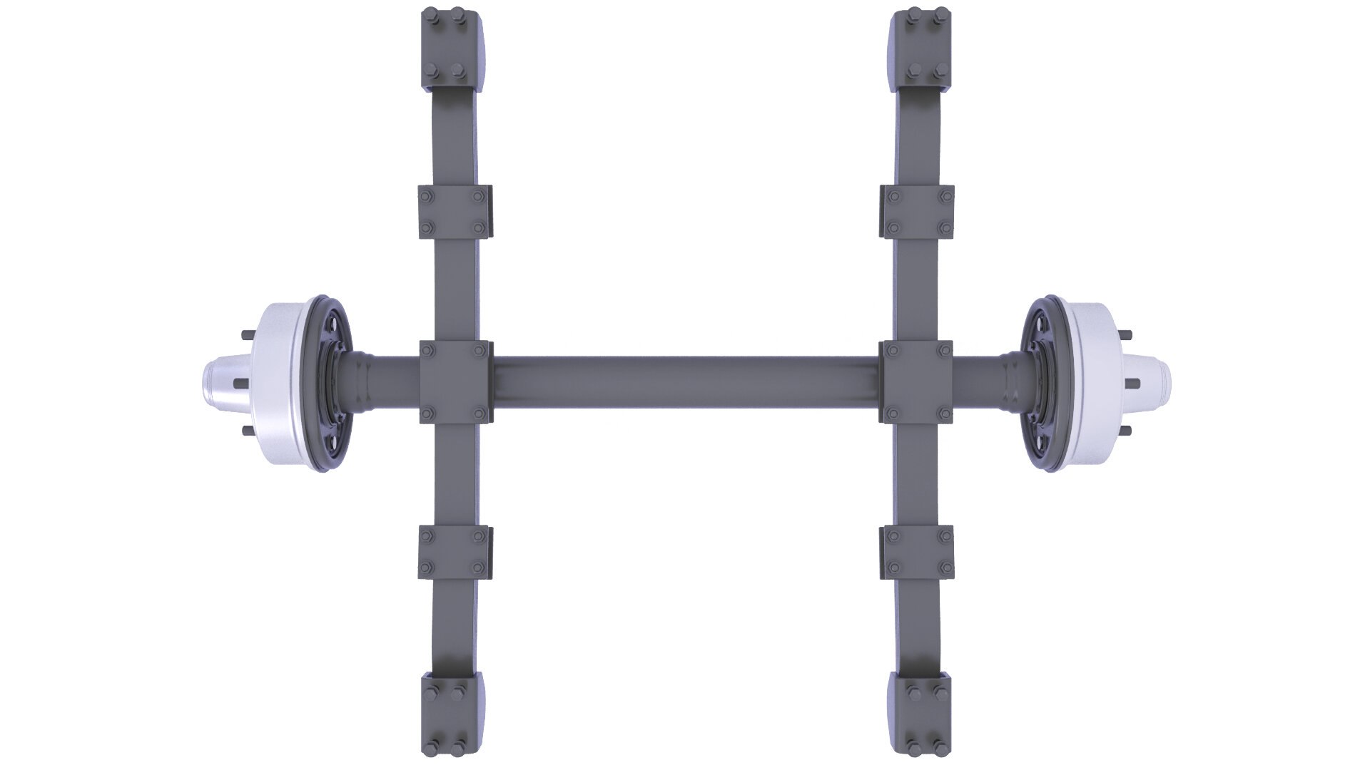 3D Suspension Leaf Spring - TurboSquid 1578394