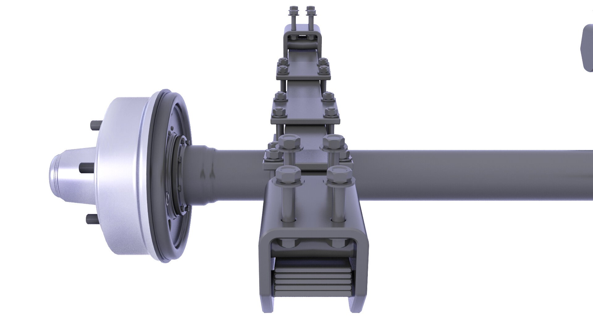 3D Suspension Leaf Spring - TurboSquid 1578394