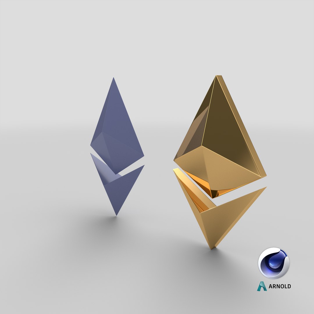 Ethereum Symbol 3D - TurboSquid 1933770