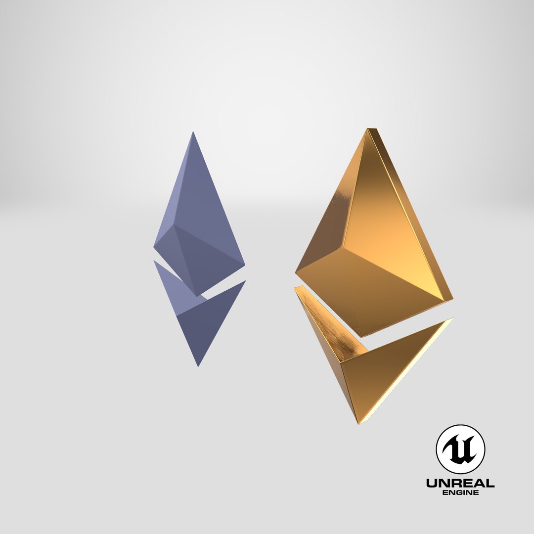Ethereum Symbol 3D - TurboSquid 1933770