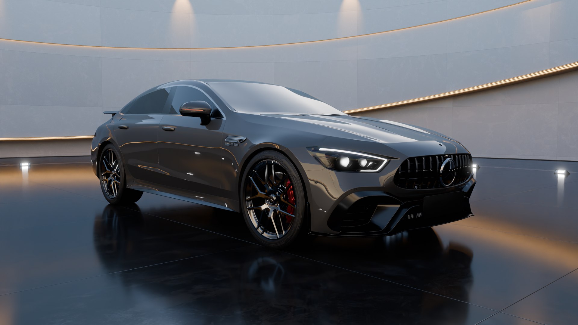 3D Mercedes Benz AMG GT Model - TurboSquid 2366686