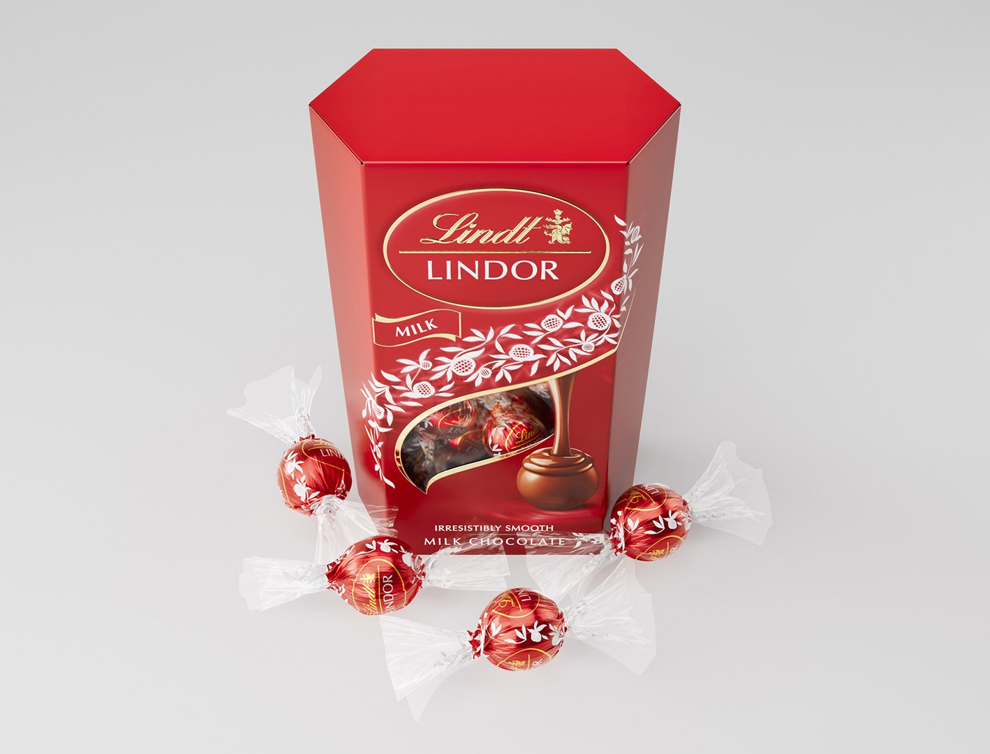 3D Model Lindt Lindor Chocolate Packaging Collection - TurboSquid 2167360