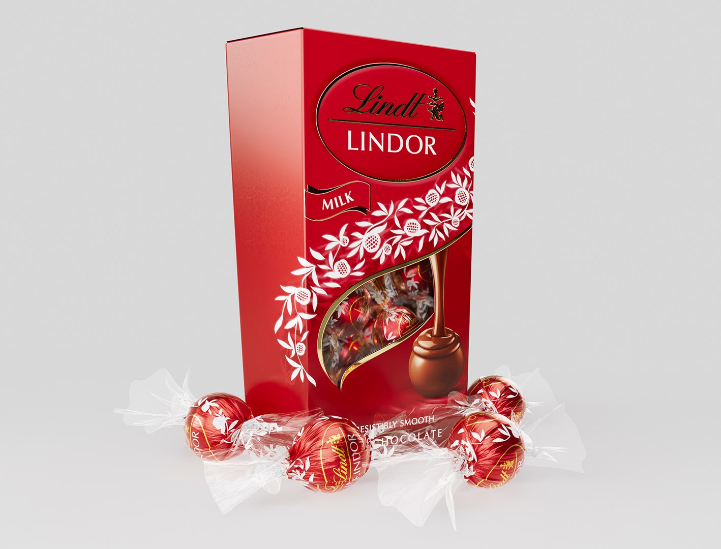 3D Model Lindt Lindor Chocolate Packaging Collection - TurboSquid 2167360
