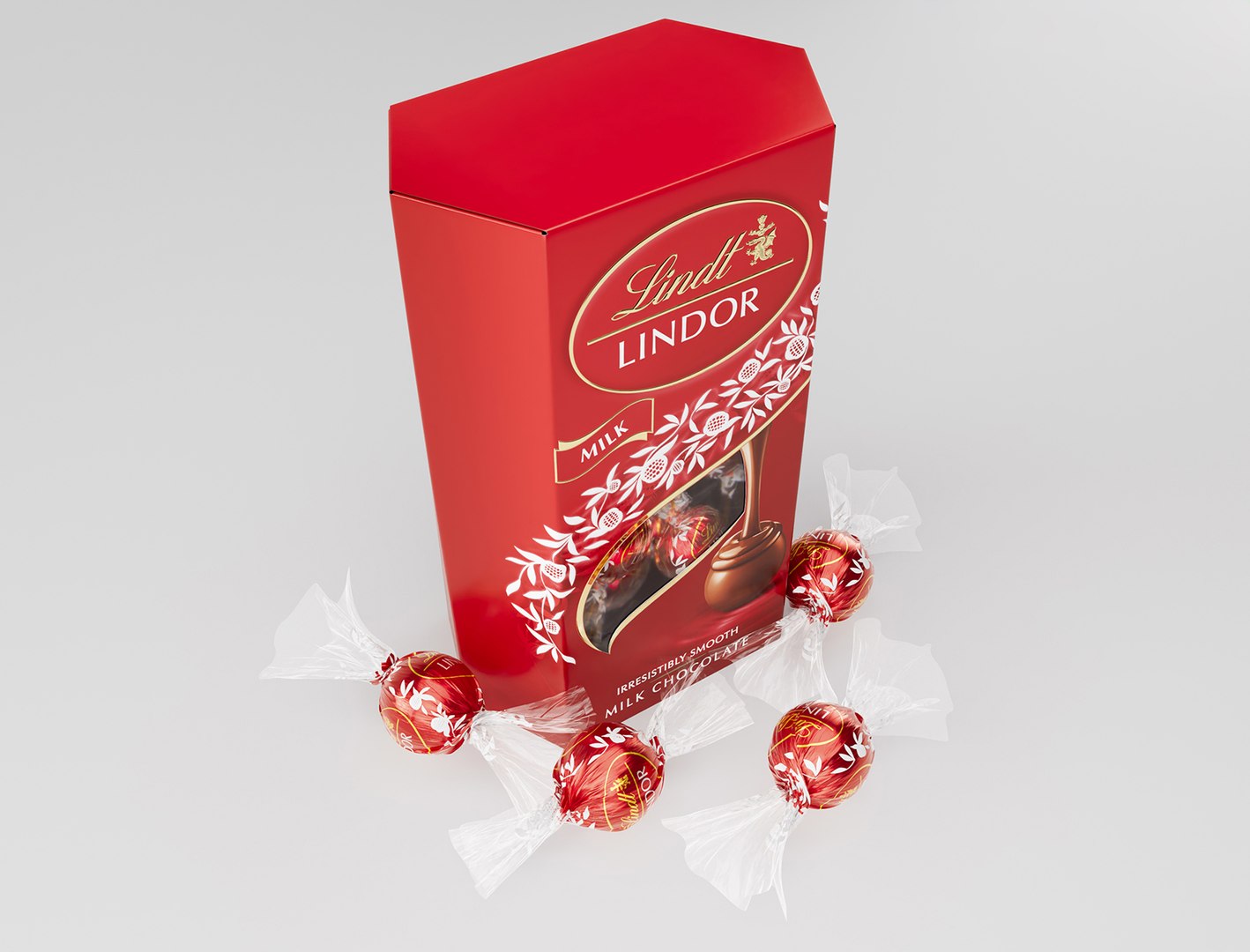 3D Model Lindt Lindor Chocolate Packaging Collection - TurboSquid 2167360