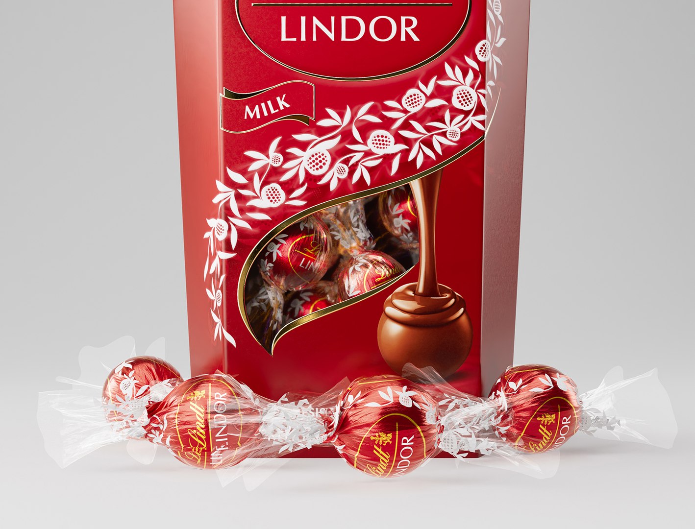 3D Model Lindt Lindor Chocolate Packaging Collection - TurboSquid 2167360