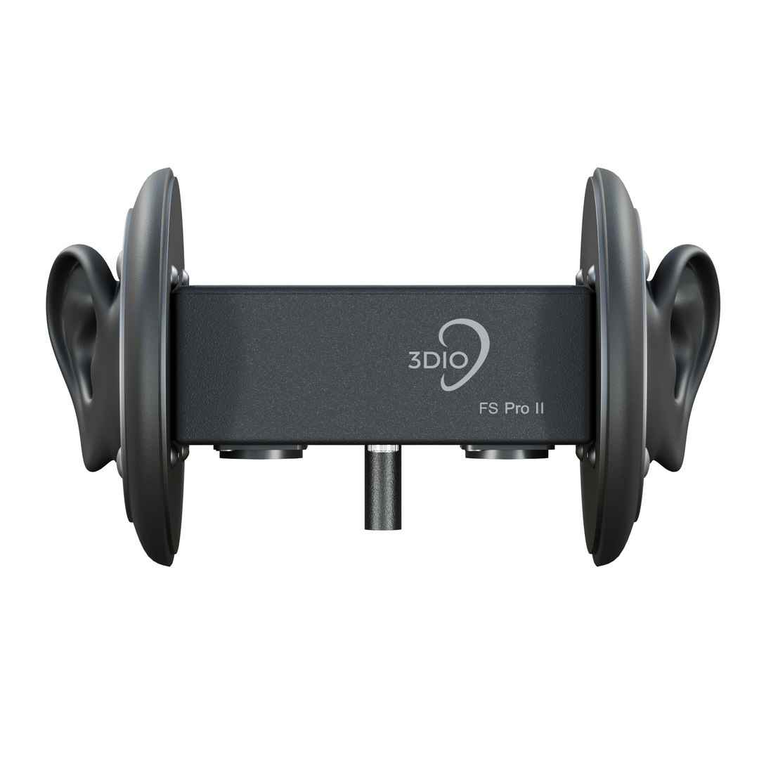 3D 3Dio FS Free Space Pro II Professional Binaural Microphone 2 XLR ...