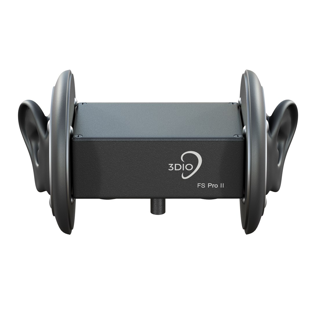 3D 3Dio FS Free Space Pro II Professional Binaural Microphone 2 XLR ...