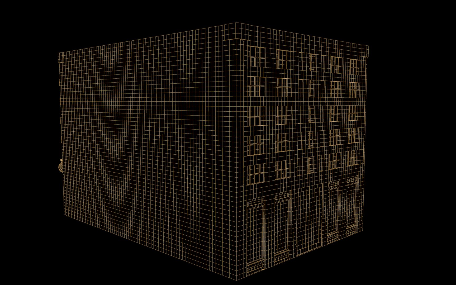 Concrete Building Model - TurboSquid 1202494