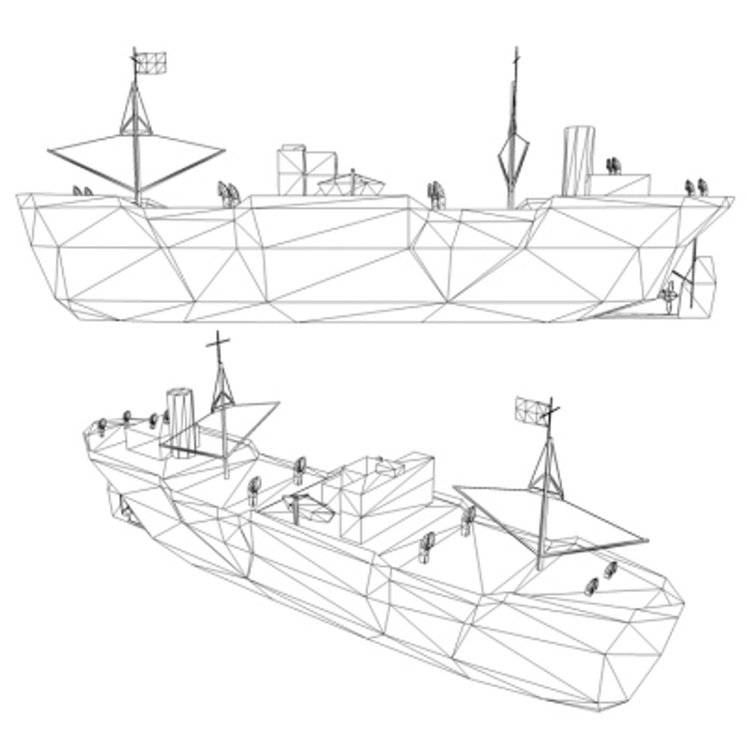 Imperial Tanker 3d Model