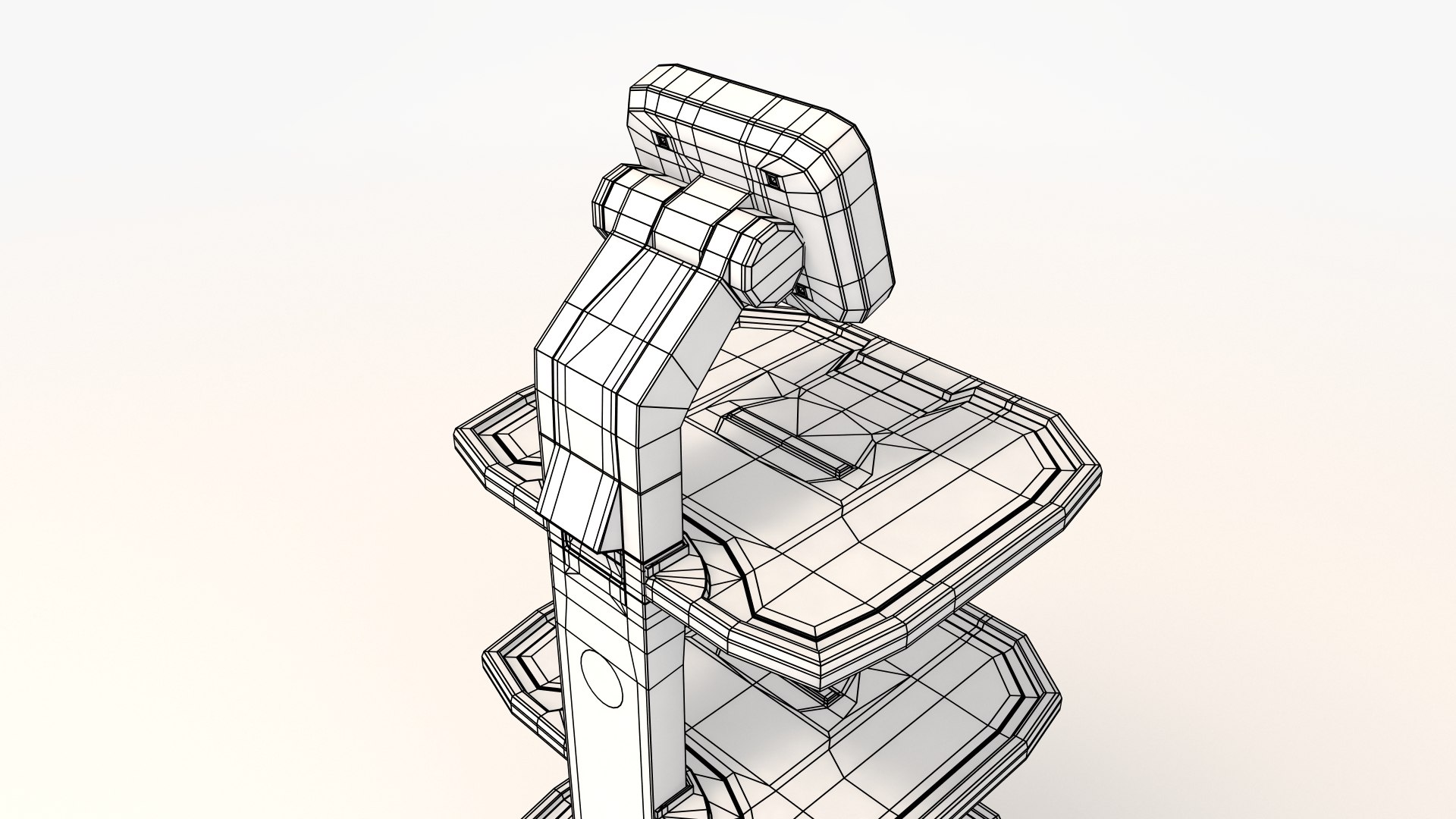 3D Cloi ServeBot Model - TurboSquid 2086776