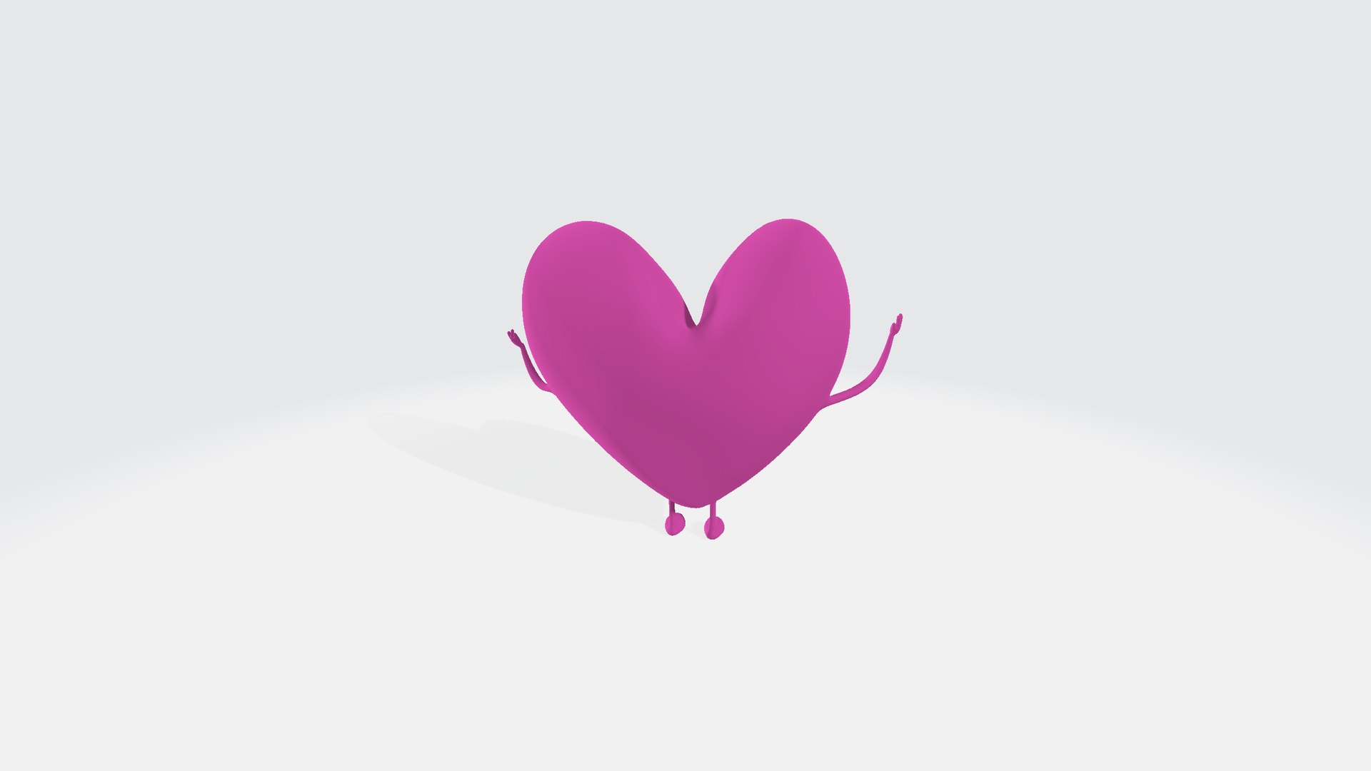 3D Heart Critter - TurboSquid 2352722