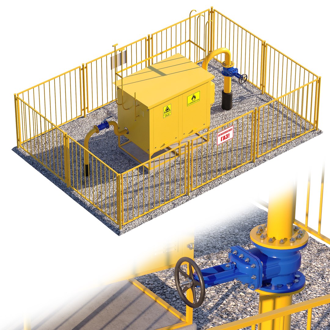 3D Gas Control Station Point Equipment - TurboSquid 2458033