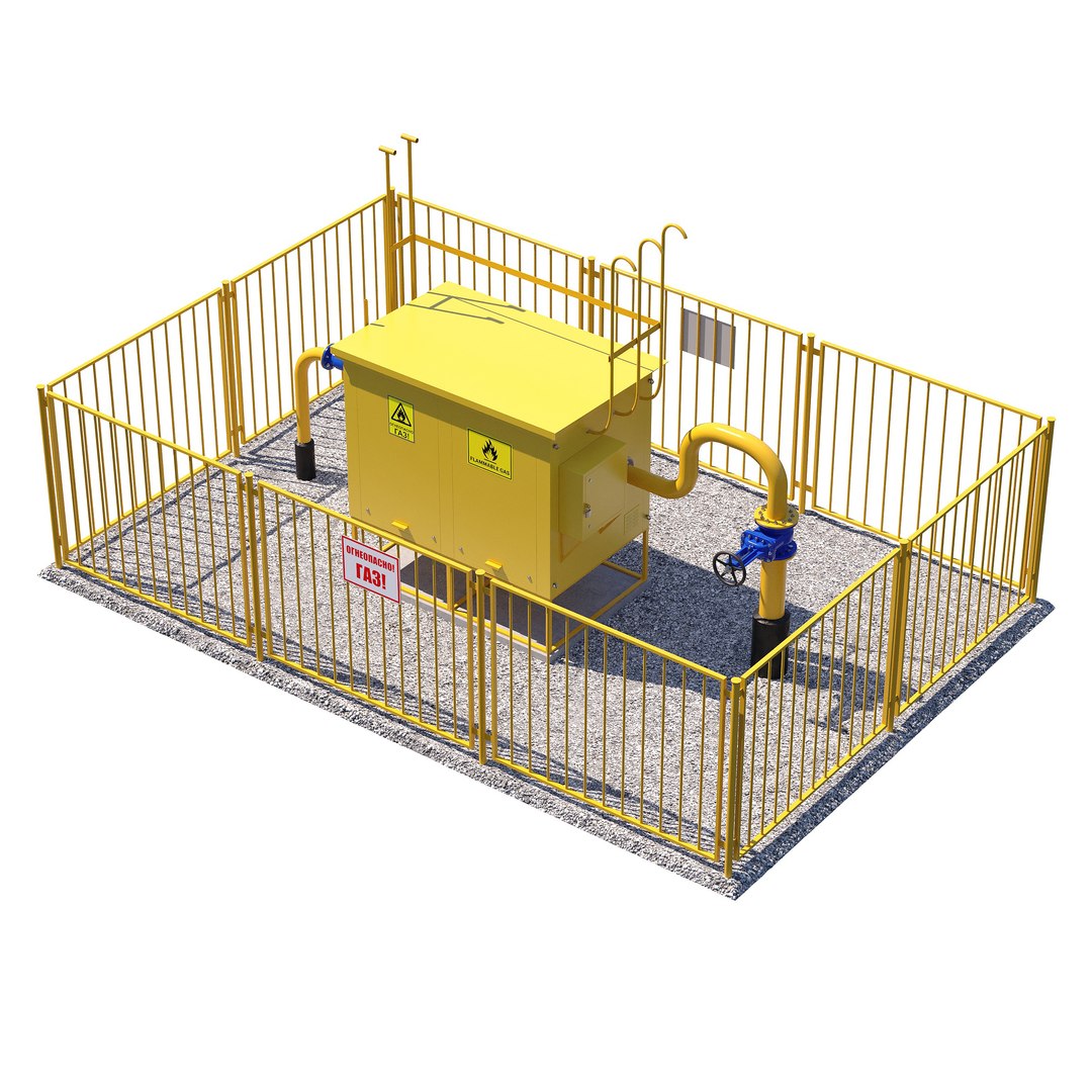 3D Gas Control Station Point Equipment - TurboSquid 2458033