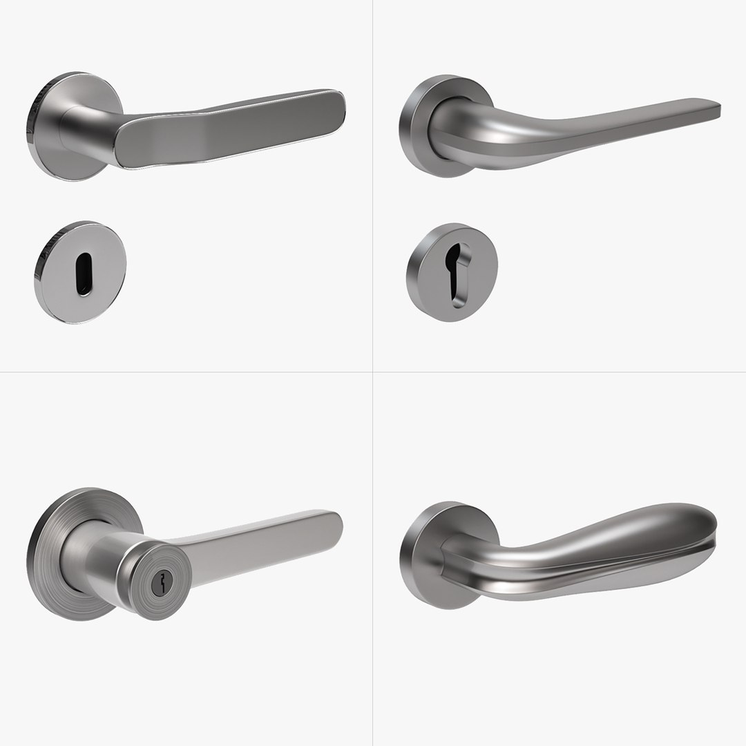 Door Handles Collection 3D Model - TurboSquid 1905522