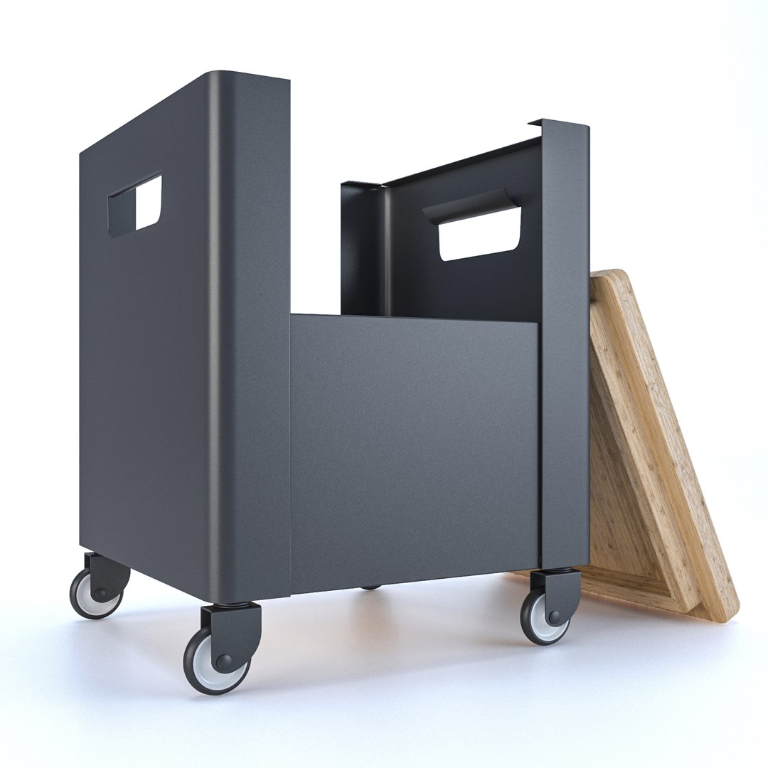 3D IKEA TROTTEN Storage unit on casters - TurboSquid 1829465