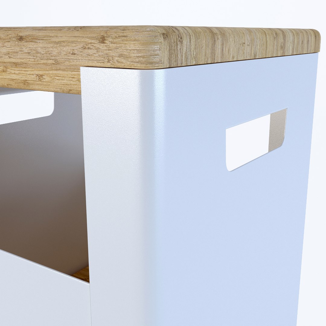 3D IKEA TROTTEN Storage unit on casters - TurboSquid 1829465