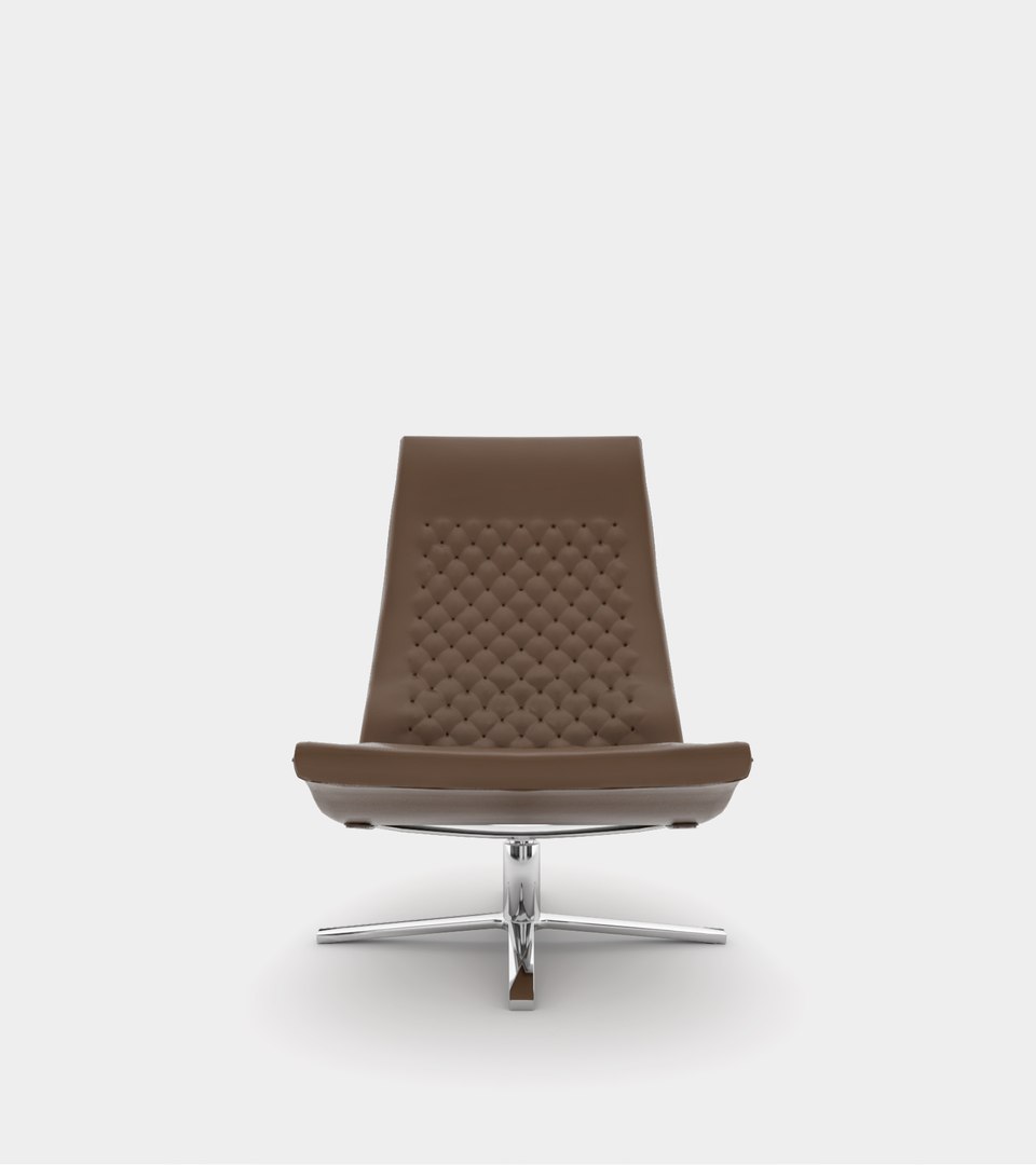Leather Relax Chair Modeled 3D Model - TurboSquid 1402760