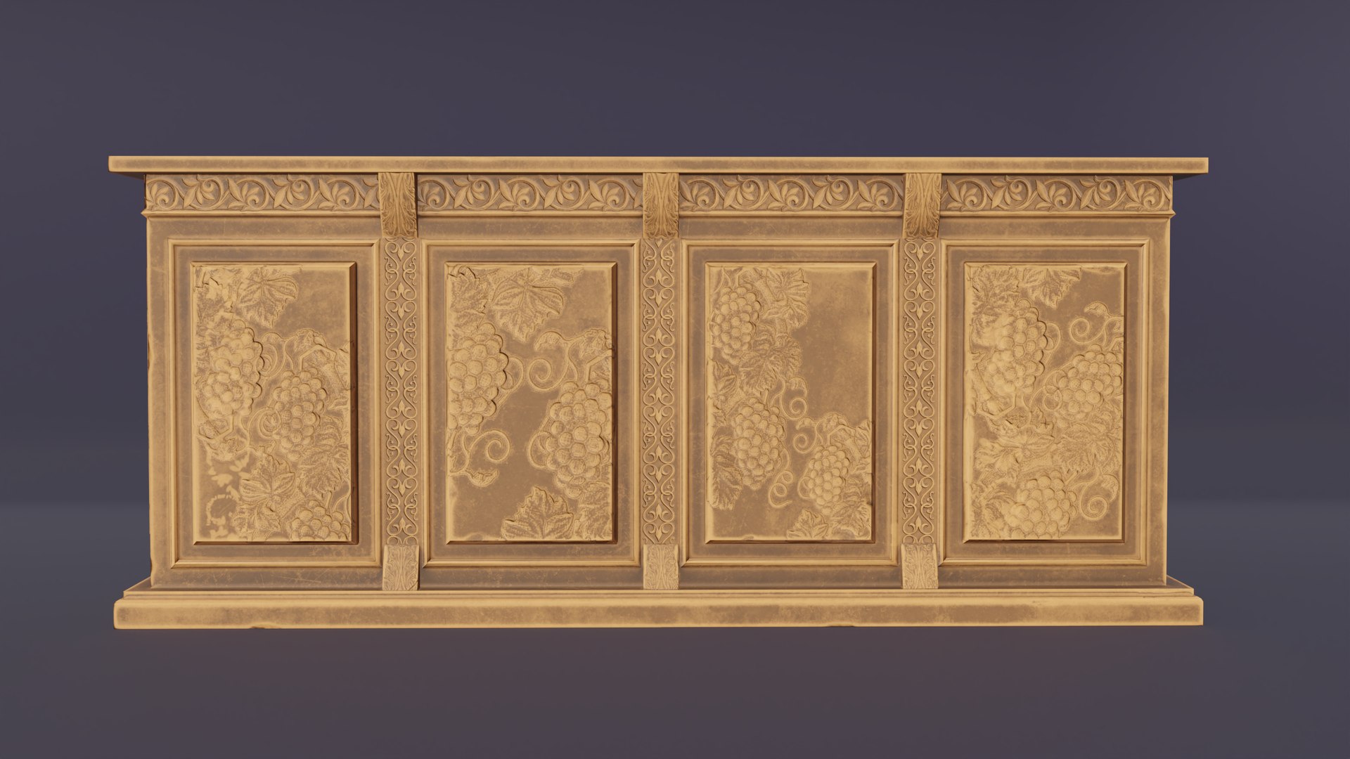 Stylized Bar Counter 3D Model - TurboSquid 2208060