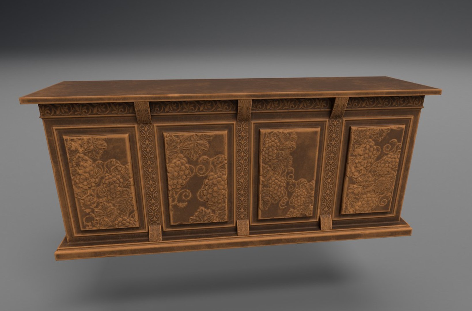 Stylized Bar Counter 3D Model - TurboSquid 2208060