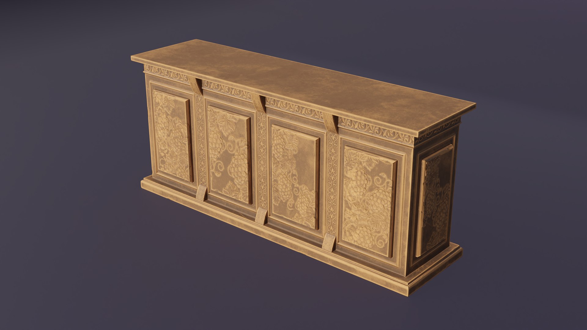 Stylized Bar Counter 3D Model - TurboSquid 2208060