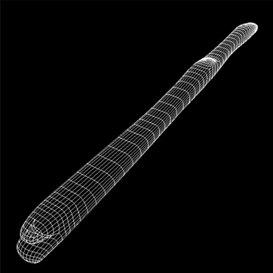 3d Model Cartoon Stick Collapsed Geometry