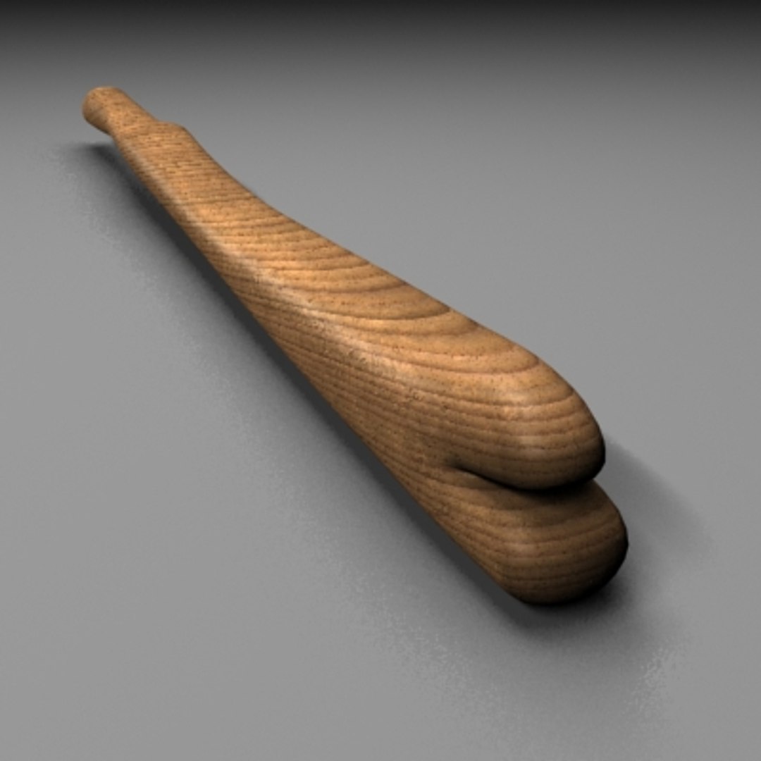 3d Model Cartoon Stick Collapsed Geometry