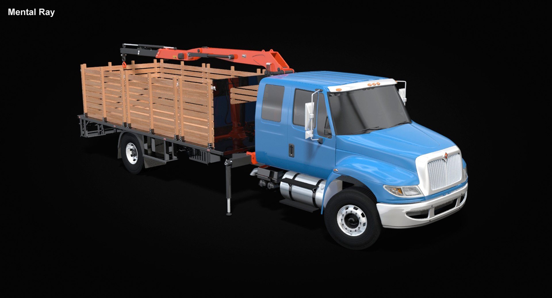 Durastar Self Loader Truck Model - TurboSquid 1248510