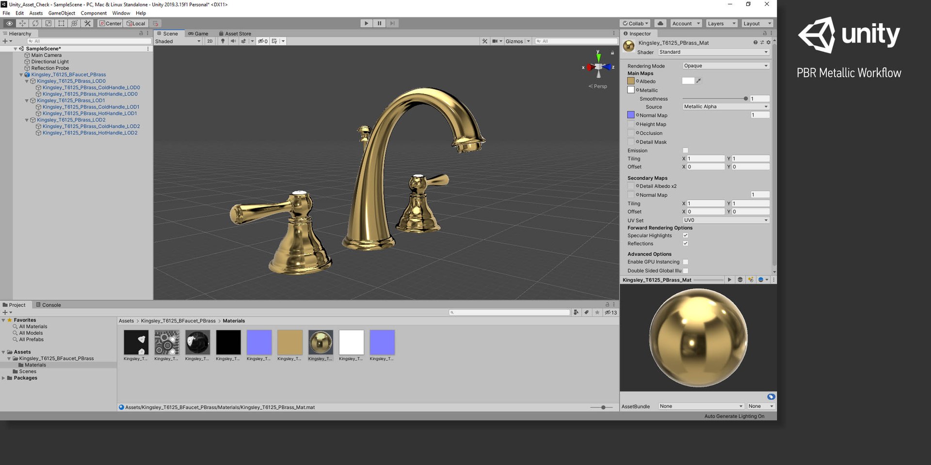 Moen kingsley t6125p two-handle 3D model - TurboSquid 1576455