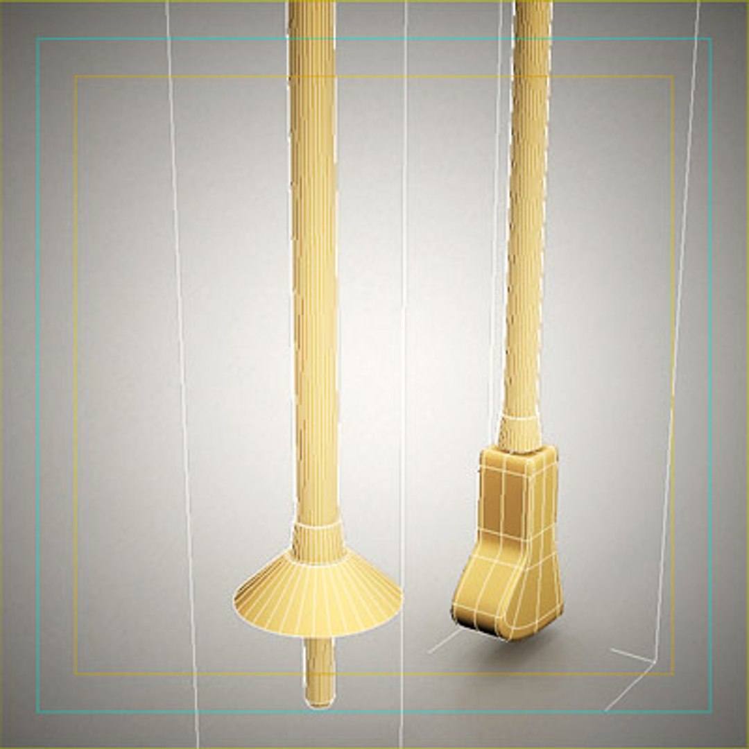 3d Nordic Walking Stick Model