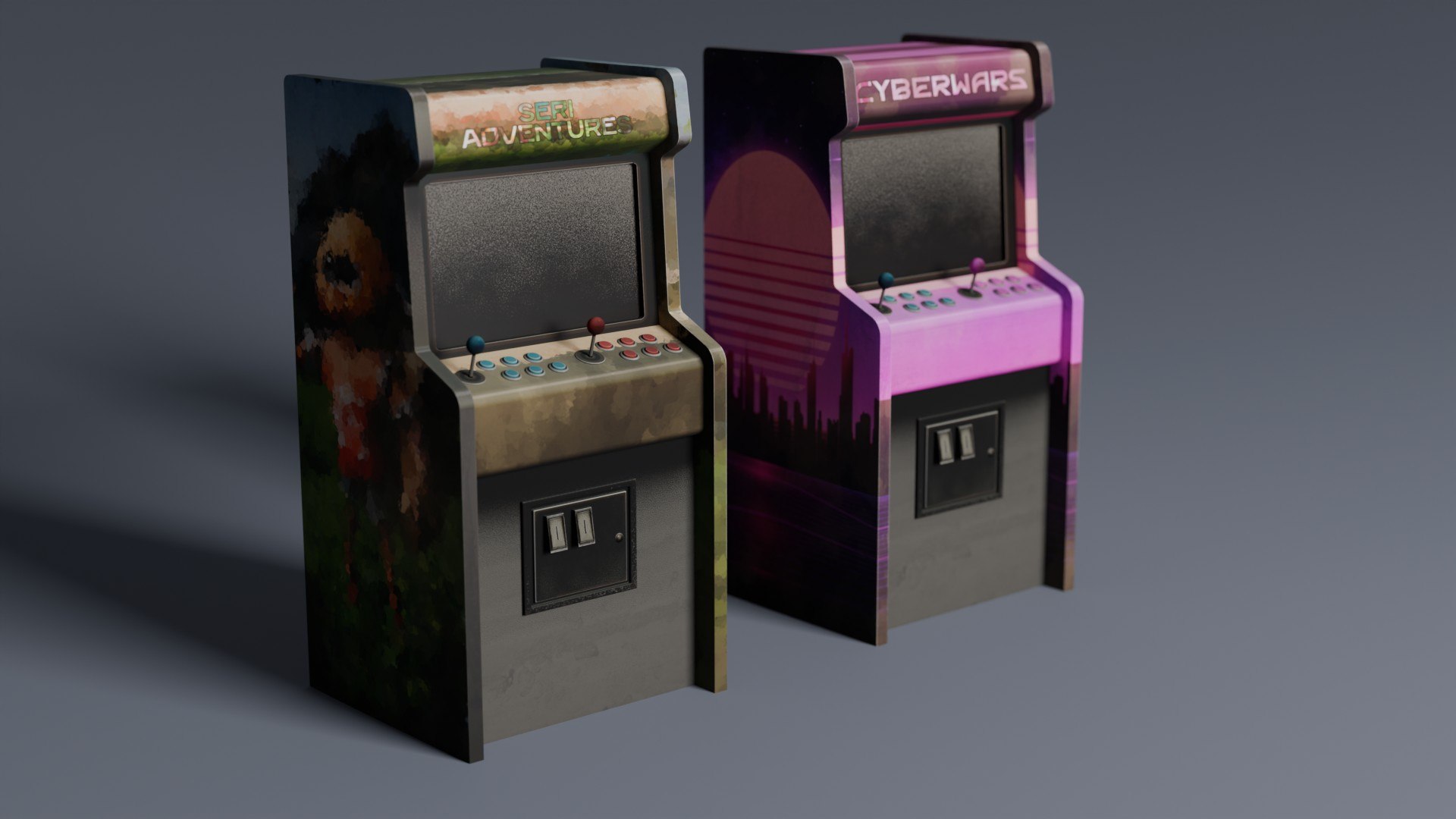 3D Arcade Cabinet Model - TurboSquid 2420096