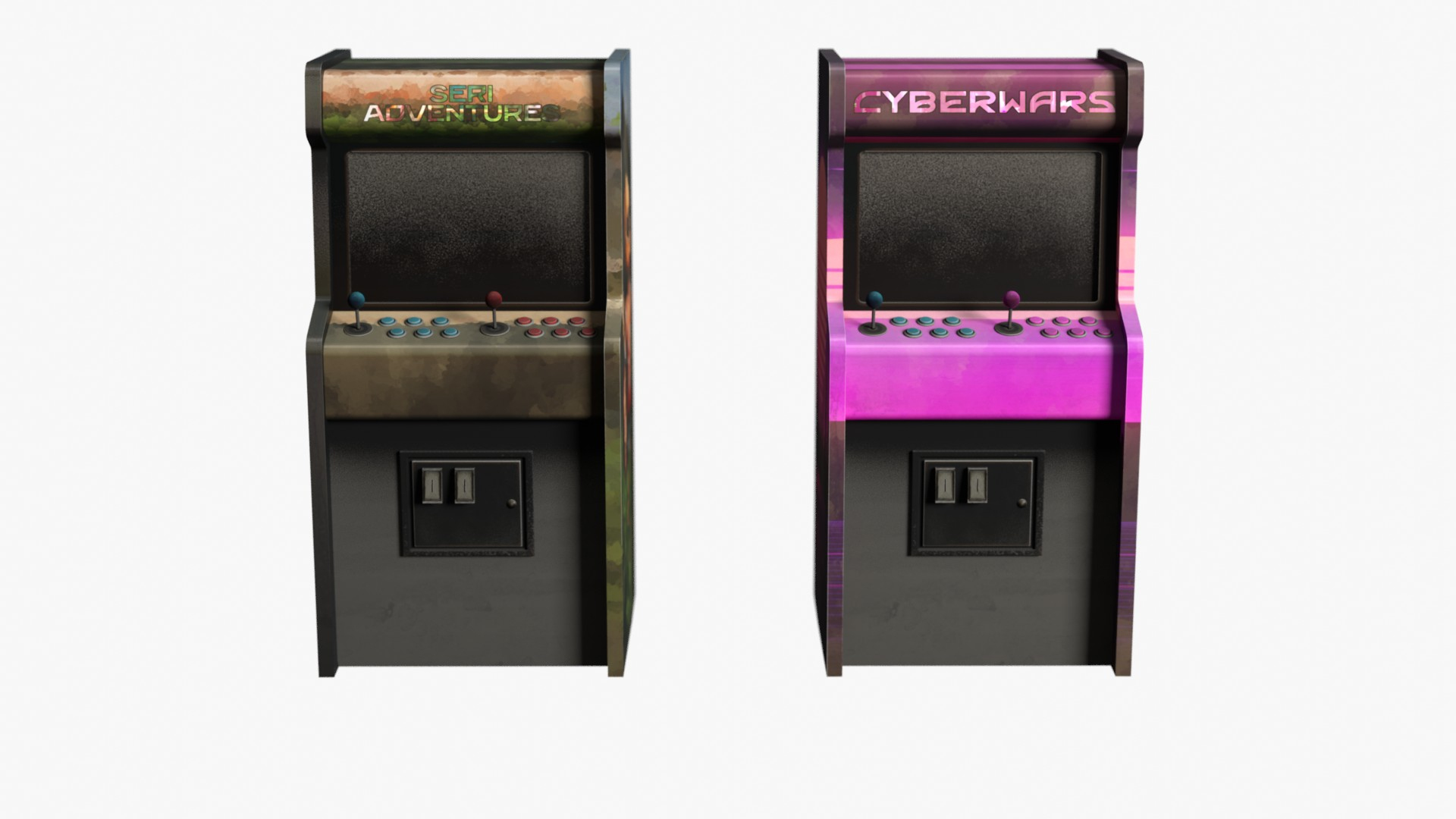 3D Arcade Cabinet Model - TurboSquid 2420096