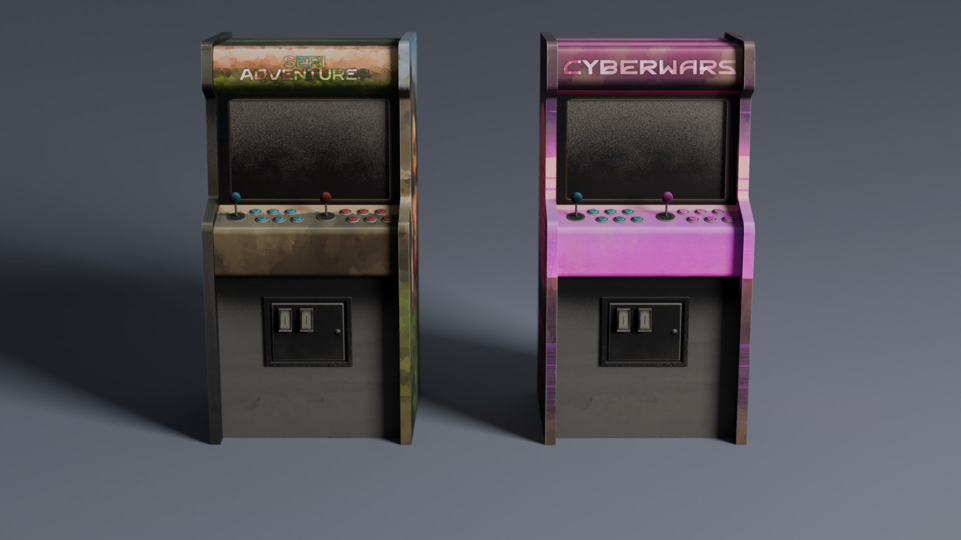 3D Arcade Cabinet Model - TurboSquid 2420096