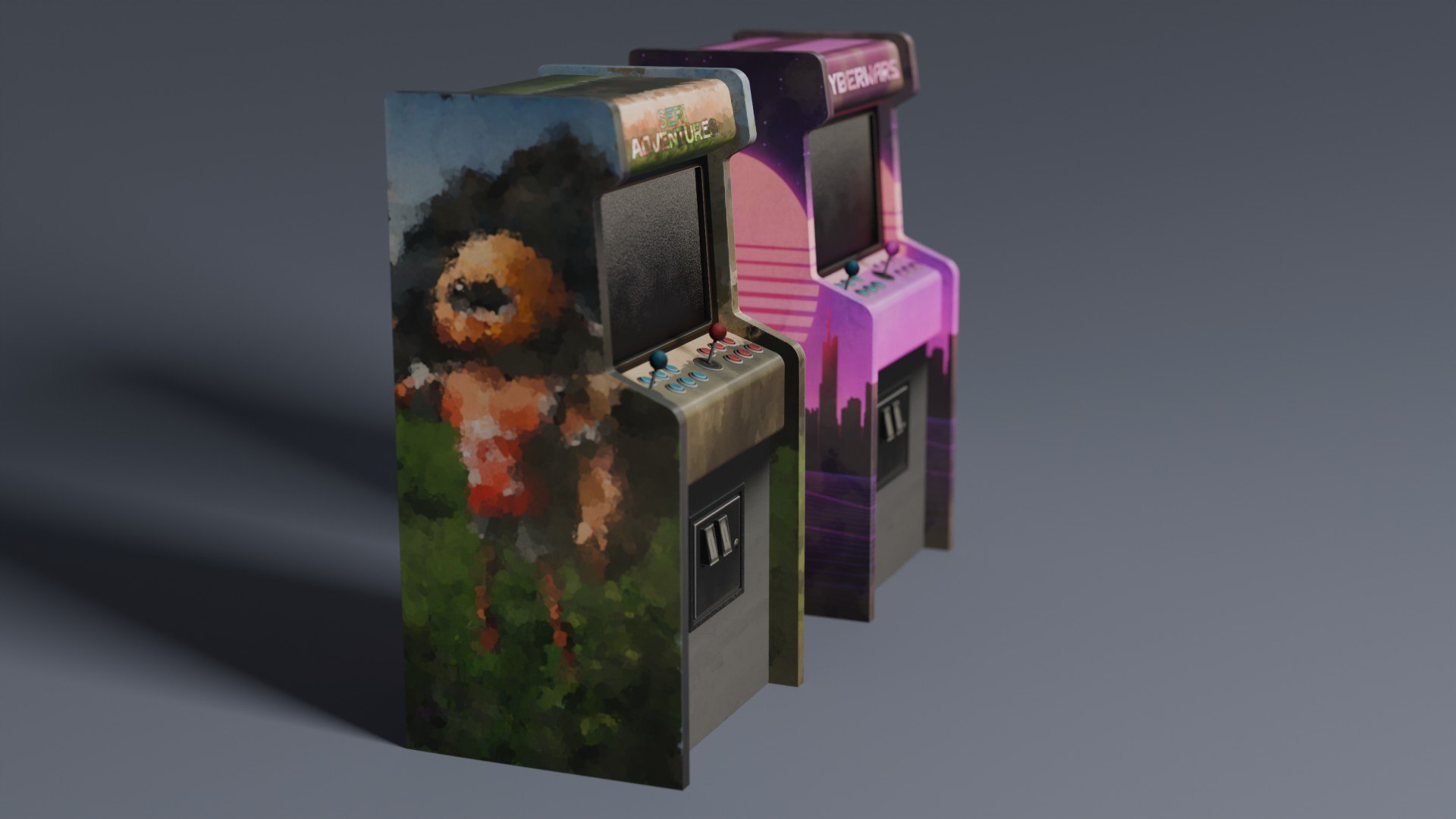 3D Arcade Cabinet Model - TurboSquid 2420096