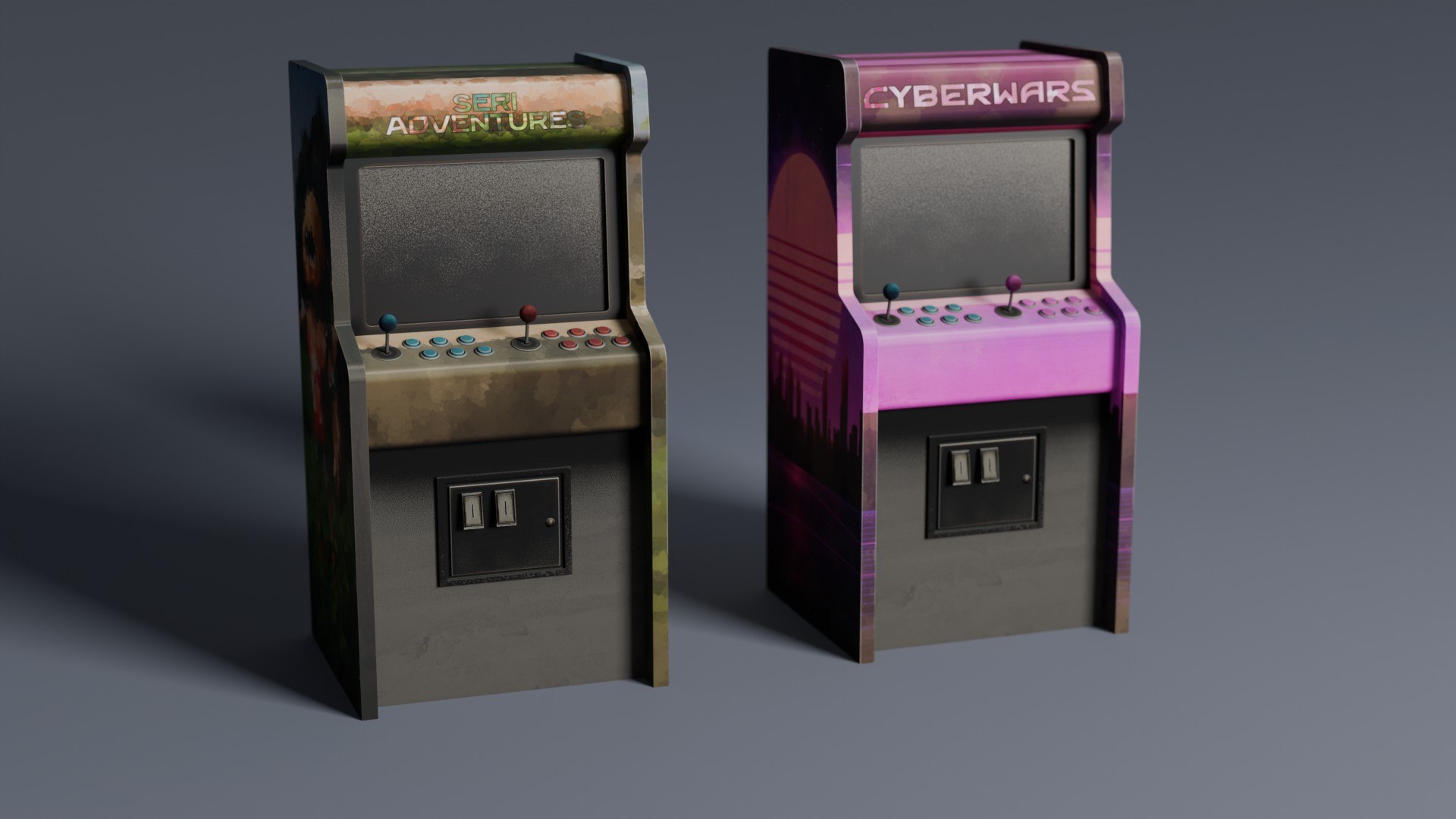 3D Arcade Cabinet Model - TurboSquid 2420096