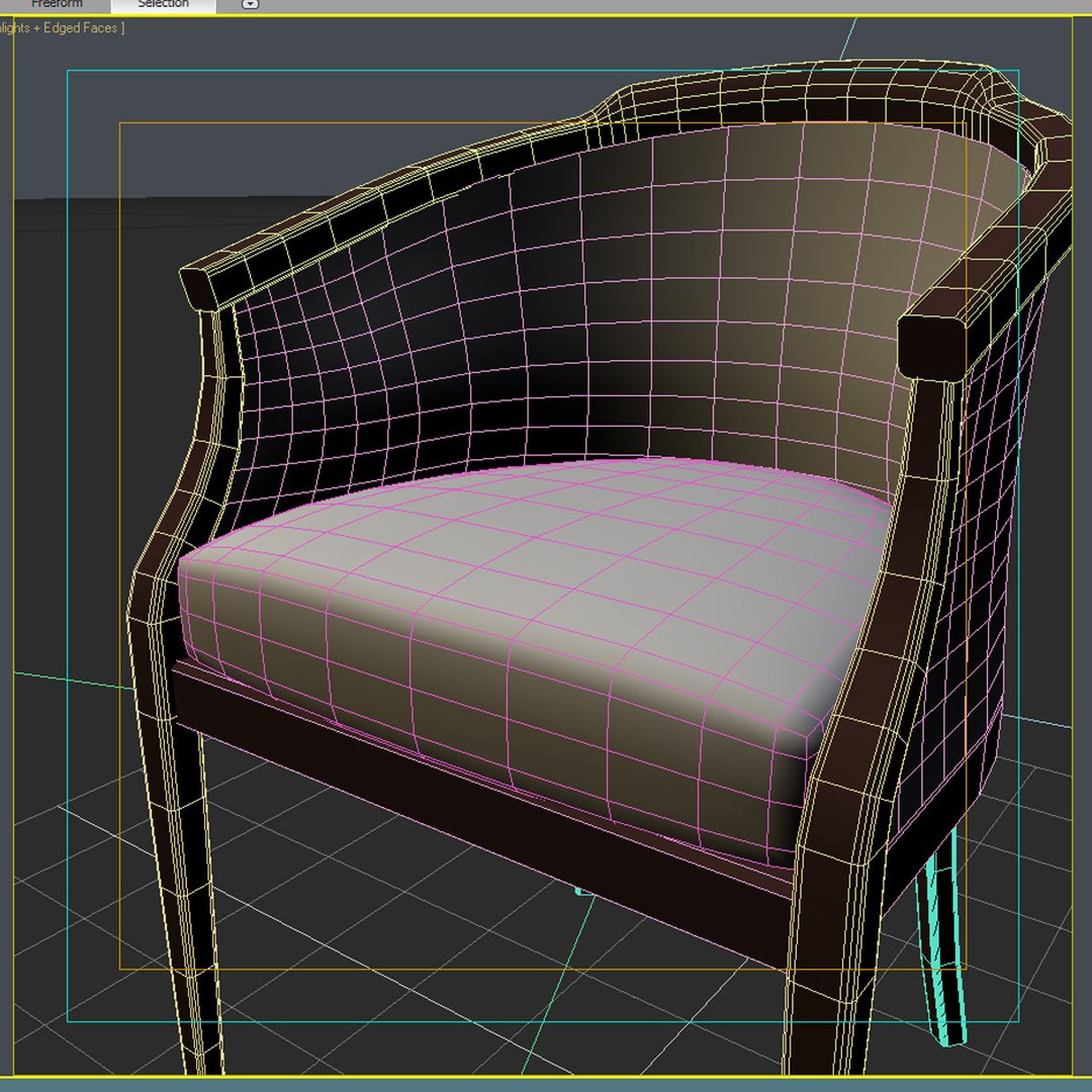 Chair Armchair 3d Obj