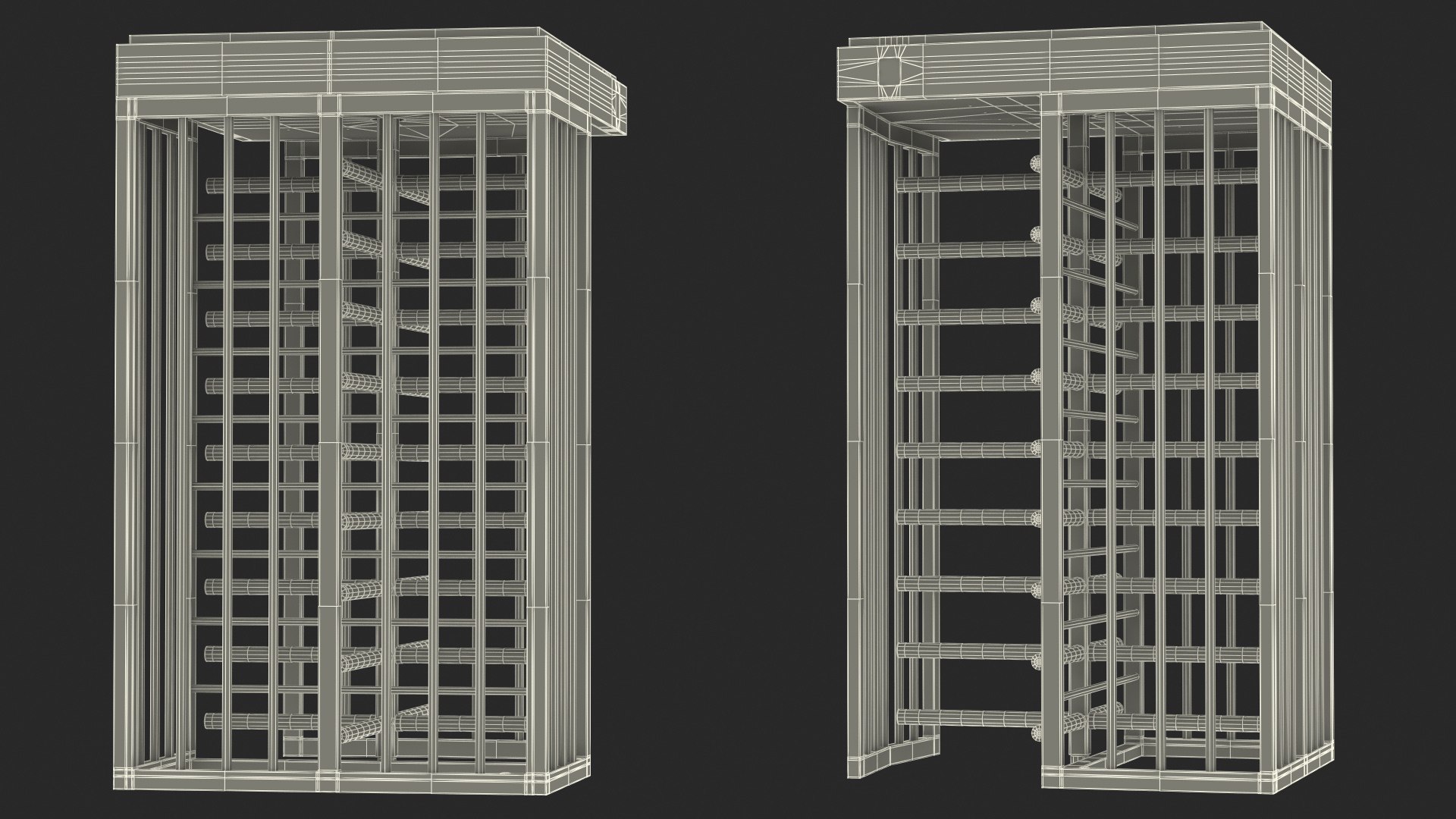 3D Model Turnstiles Collection 2 - TurboSquid 1784371