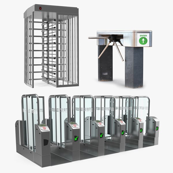 3D Turnstile Models | TurboSquid