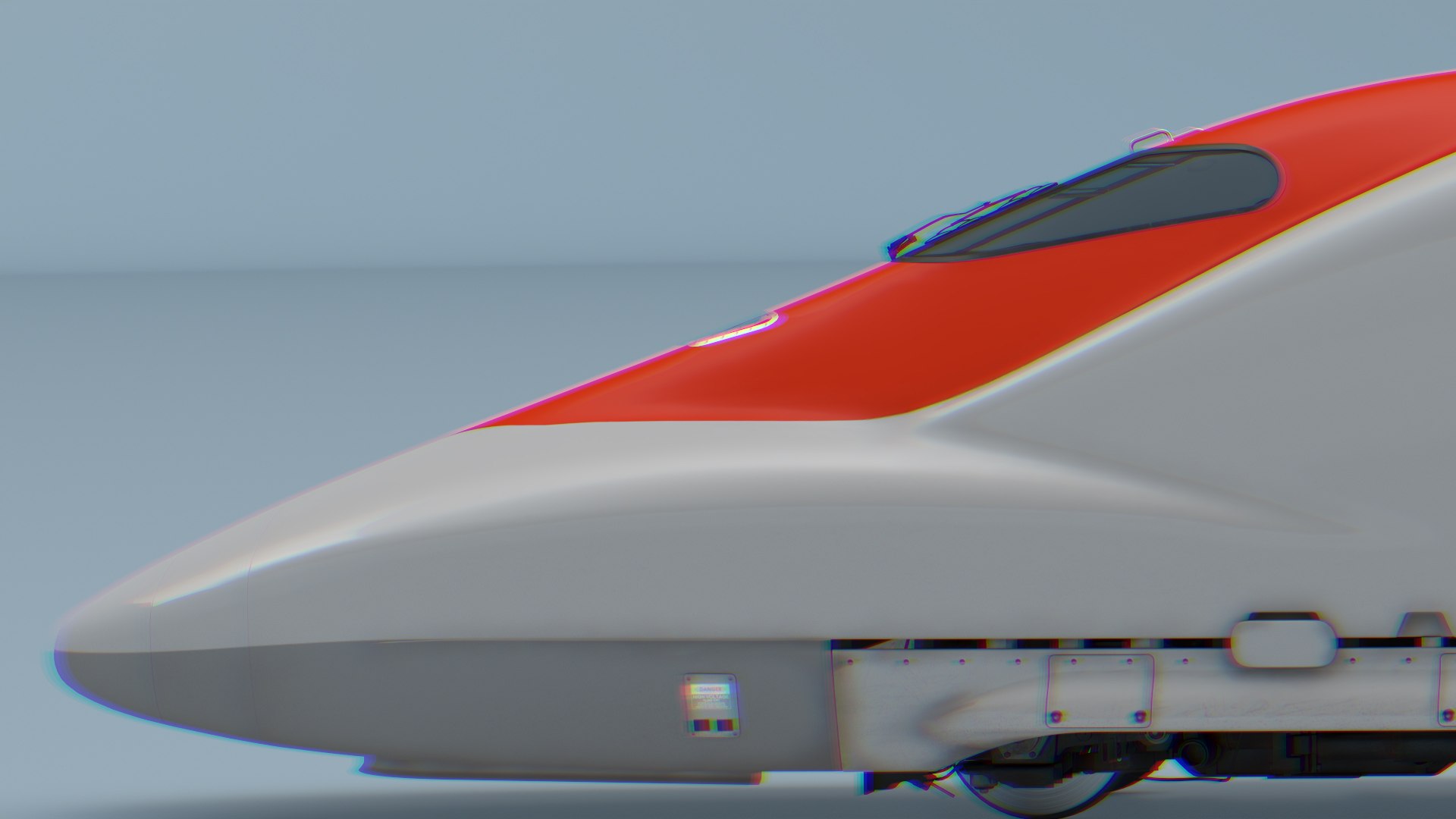 Bullet Train Locomotive Rigged 3D Model - TurboSquid 2385987