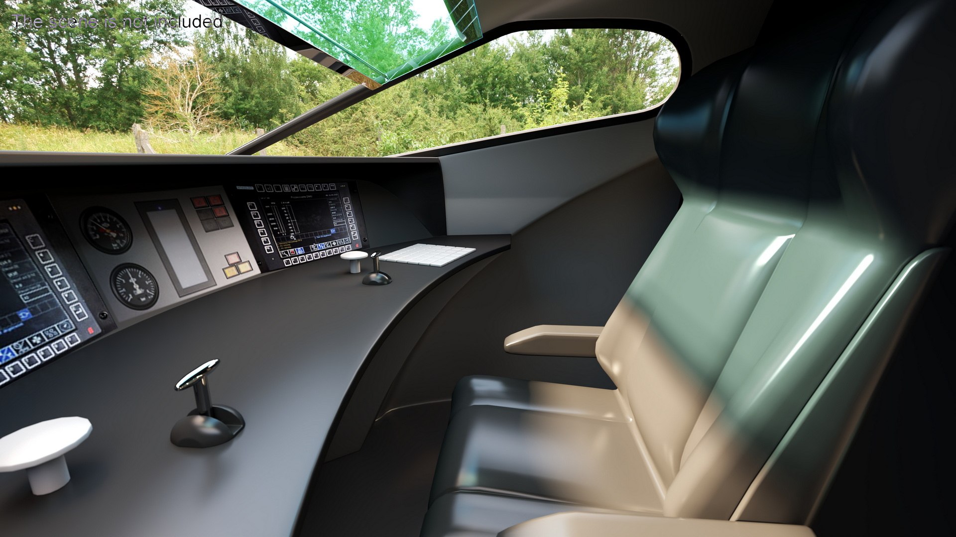 Bullet Train Locomotive Rigged 3D Model - TurboSquid 2385987