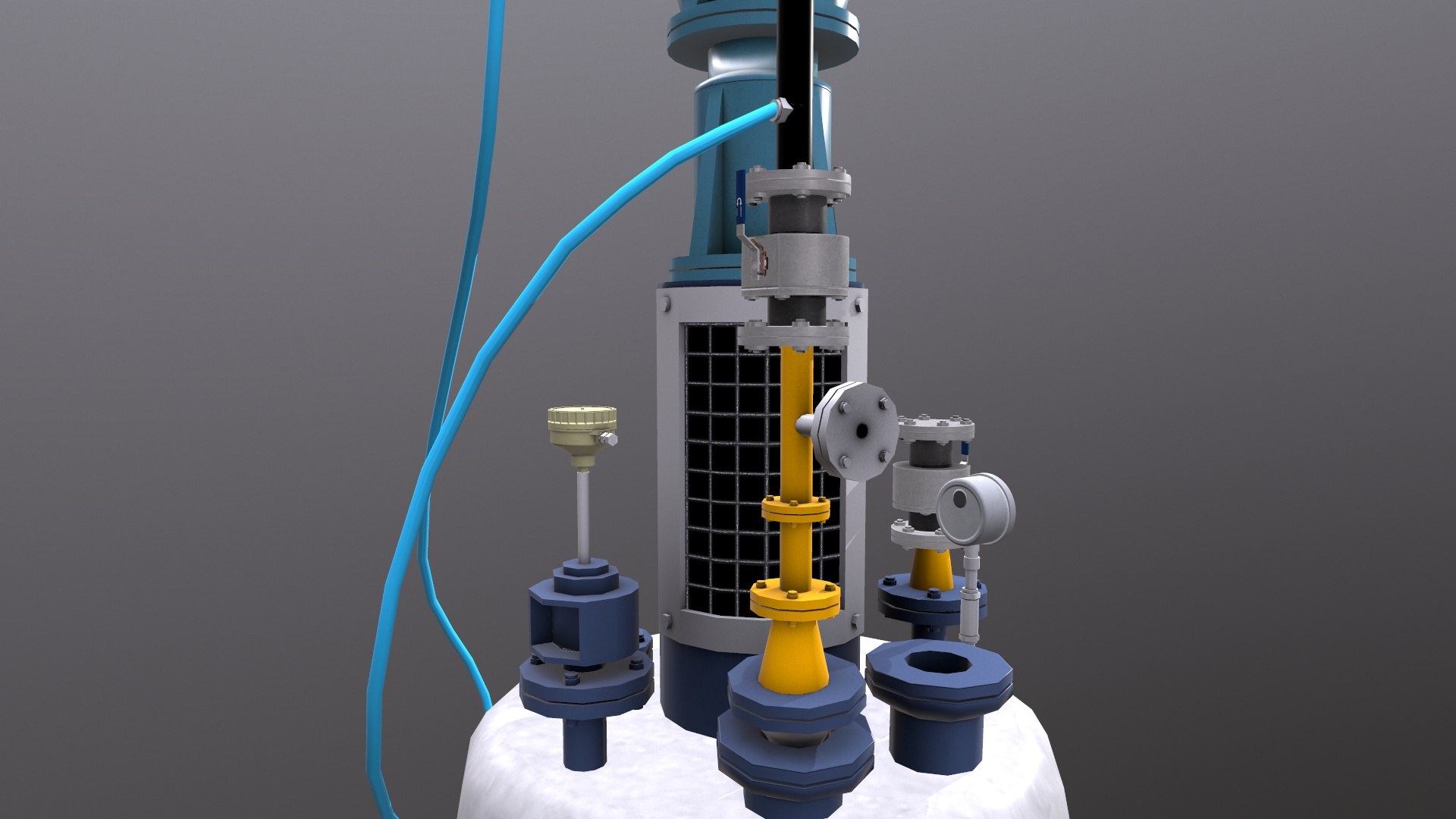 3D Vessel Reactor Model - TurboSquid 2290580