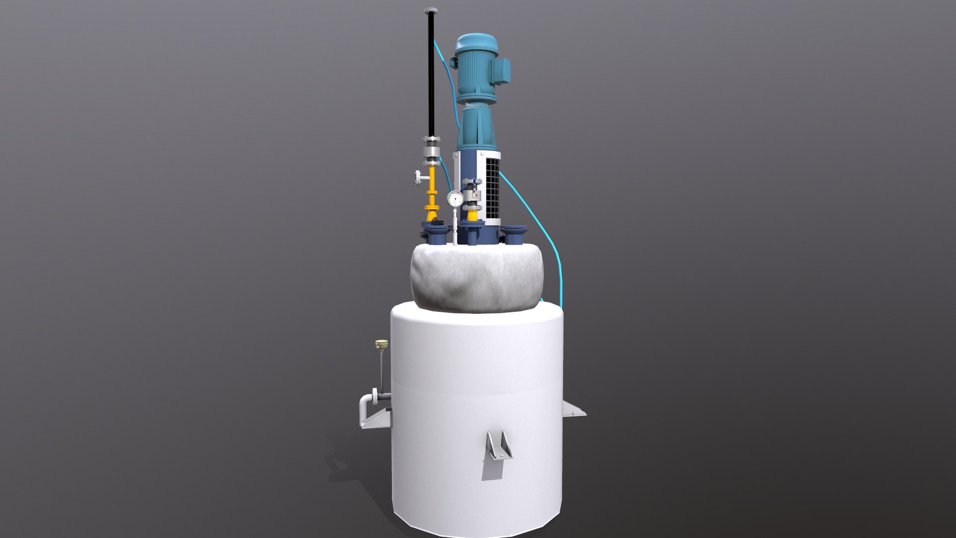 3D Vessel Reactor Model - TurboSquid 2290580