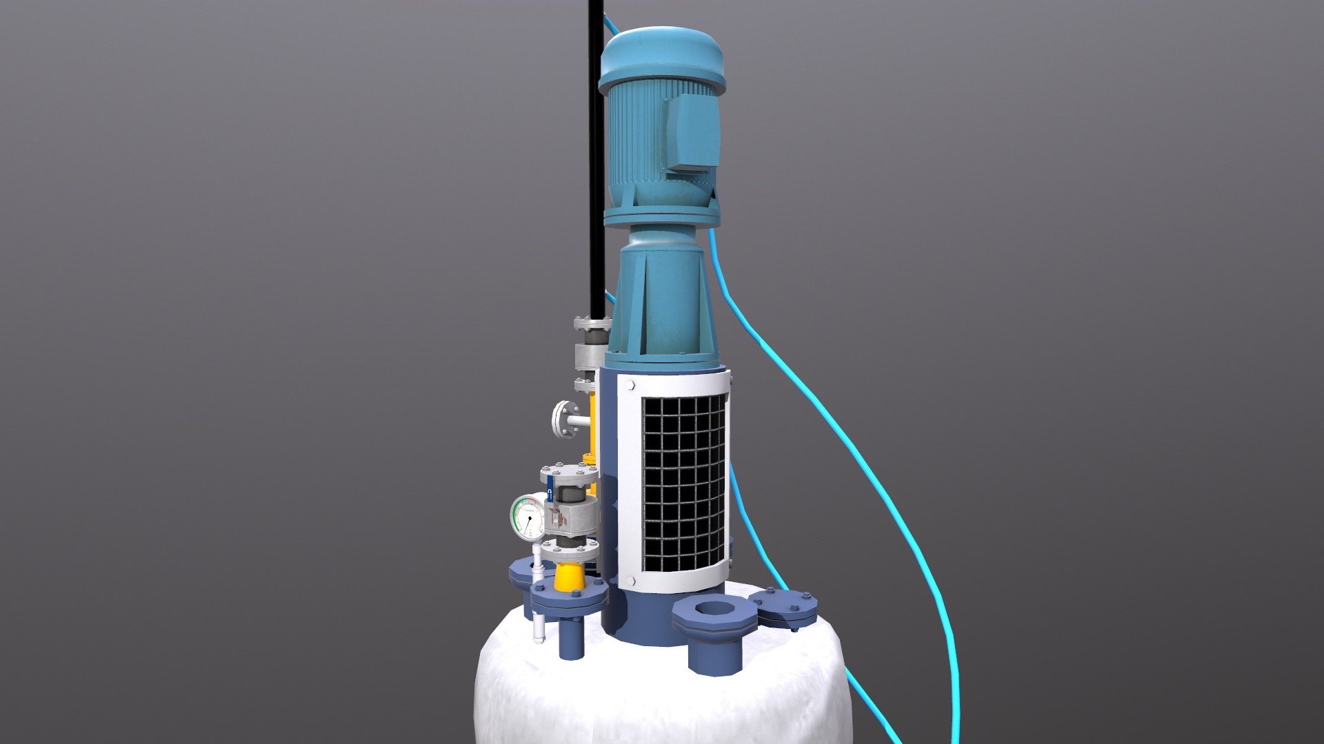 3D Vessel Reactor Model - TurboSquid 2290580