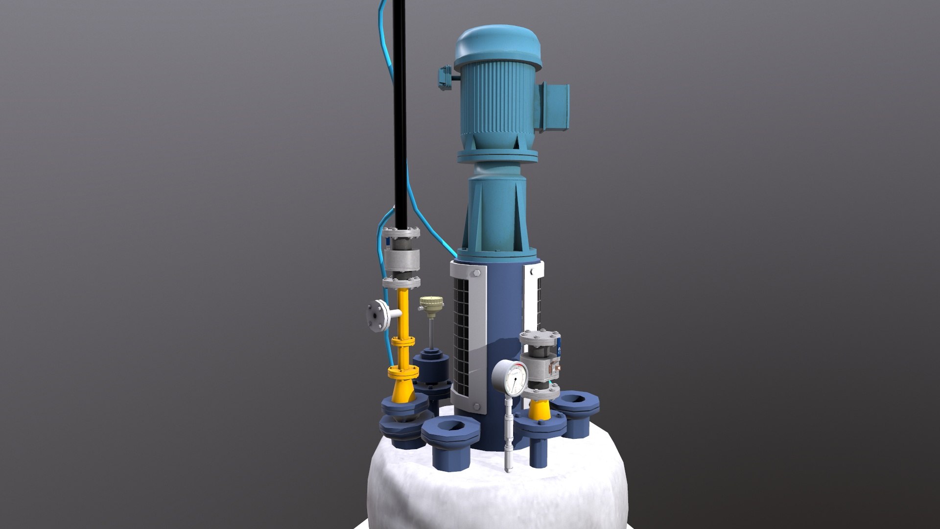 3D Vessel Reactor Model - TurboSquid 2290580