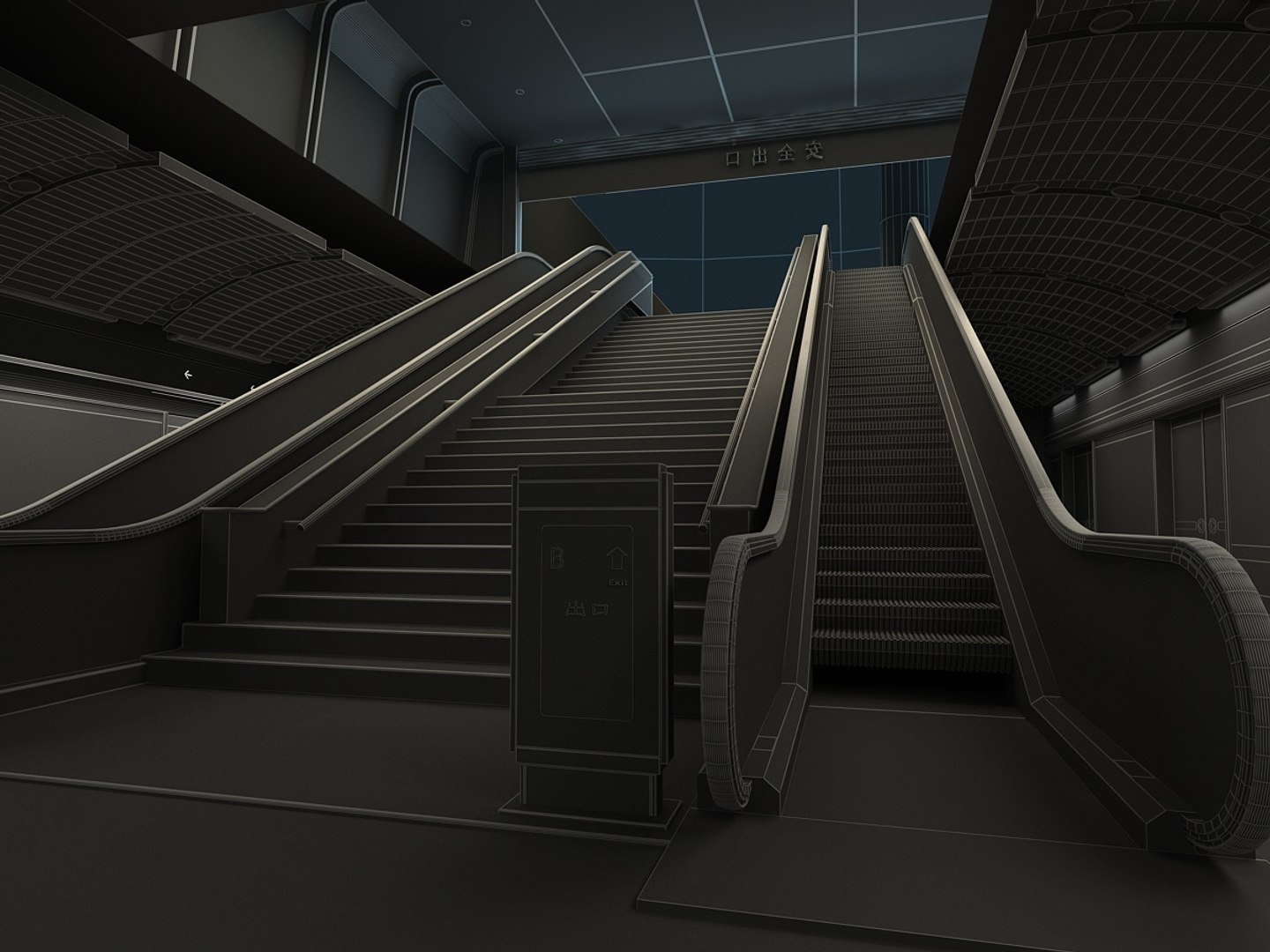 Subway Station 3D Model - TurboSquid 2113436