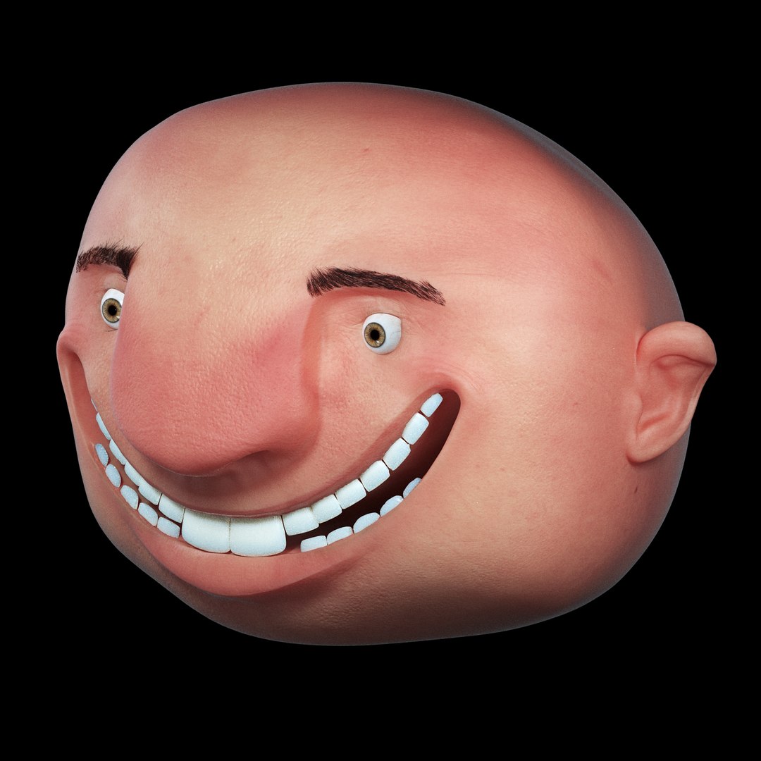 Toon Character Face Head Max
