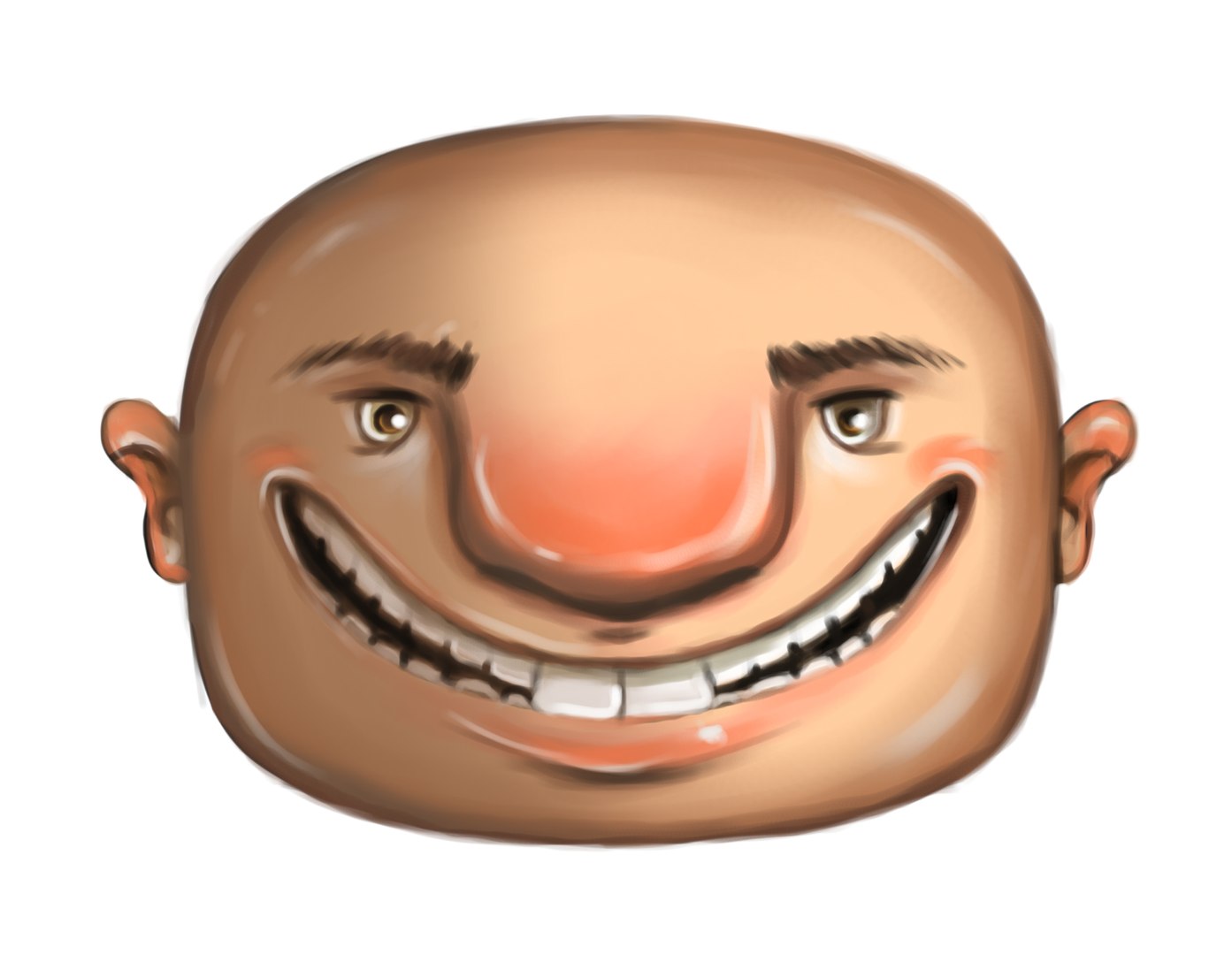 Toon Character Face Head Max